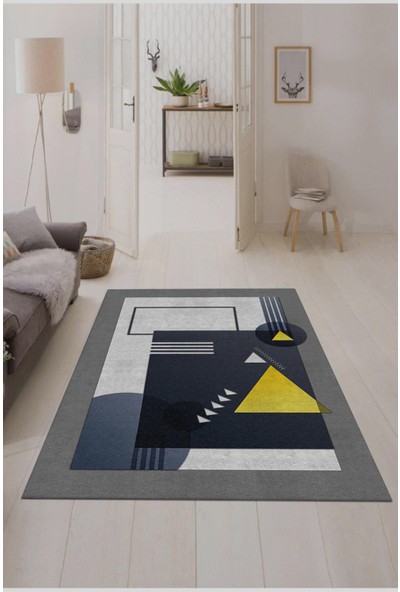 Serace Halı Dijital Baskılı, Yıkanabilir, Dokuma, Efektli, Klasik, Desenli, Halı,kaymaz Taban