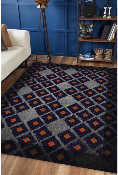 Serace Halı Dijital Baskılı, Yıkanabilir, Dokuma, Efektli, Klasik, Desenli, Halı,kaymaz Taban