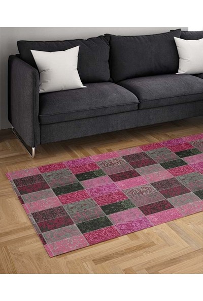 Serace Halı Dijital Baskılı, Yıkanabilir, Dokuma, Efektli, Klasik, Desenli, Halı,kaymaz Taban