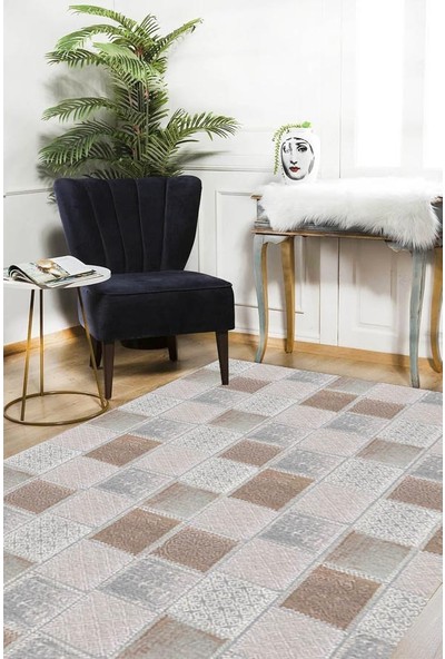 Serace Halı Dijital Baskılı, Yıkanabilir, Dokuma, Efektli, Klasik, Desenli, Halı,kaymaz Taban