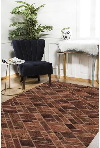 Serace Halı Dijital Baskılı, Yıkanabilir, Dokuma, Efektli, Klasik, Desenli, Halı,kaymaz Taban