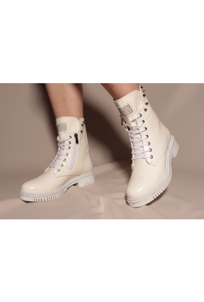 L&l Beyaz Kırışık Rugan Bot