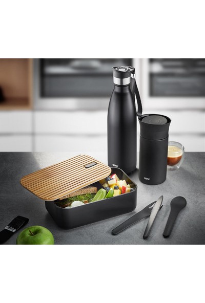 Gefu Yalıtımlı Içecek Şişe Olımpıo Black 750 ml Gefu Yalıtımlı Içecek Şişe Olımpıo Black 750 ml