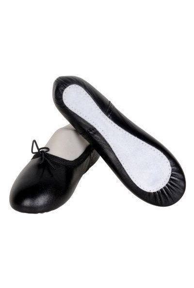 Superisi Butik Bale Siyah Deri Bale Patiği Superisi Butik Bale Siyah Deri Bale Patiği