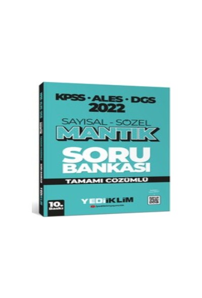 Yediiklim Yayınları Yediiklim YAYINLARI 2022 KPSS-Ales-Dgs Sayısal Sözel Mantık tamamı Çözümlü Soru Bankası Yediiklim Yayınları Yediiklim YAYINLARI 2022 KPSS-Ales-Dgs Sayısal Sözel Mantık tamamı Çözümlü Soru Bankası