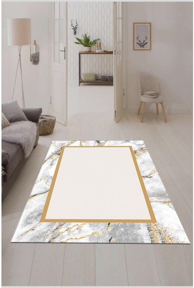 Serace Halı Dijital Baskılı, Yıkanabilir, Dokuma, Efektli, Klasik, Desenli, Halı,kaymaz Taban
