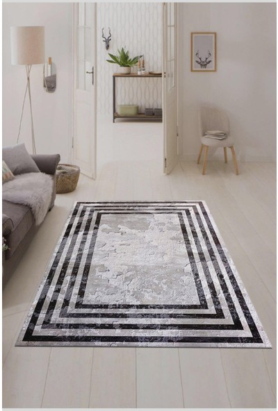 Serace Halı Dijital Baskılı, Yıkanabilir, Dokuma, Efektli, Klasik, Desenli, Halı,kaymaz Taban