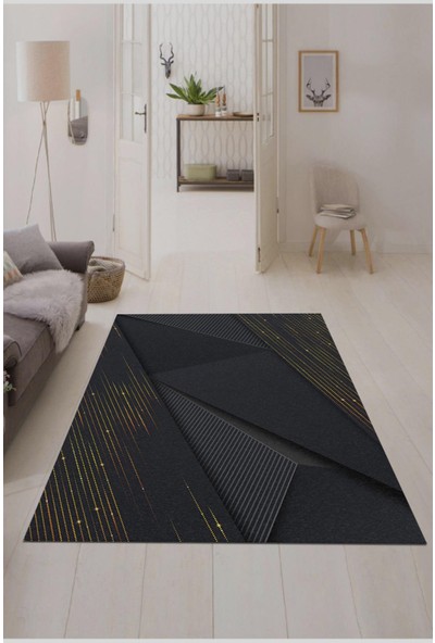 Serace Halı Dijital Baskılı, Yıkanabilir, Dokuma, Efektli, Klasik, Desenli, Halı,kaymaz Taban