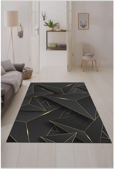 Serace Halı Dijital Baskılı, Yıkanabilir, Dokuma, Efektli, Klasik, Desenli, Halı,kaymaz Taban