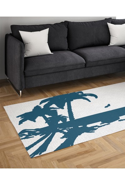 Serace Halı Dijital Baskılı, Yıkanabilir, Dokuma, Efektli, Klasik, Desenli, Halı,kaymaz Taban