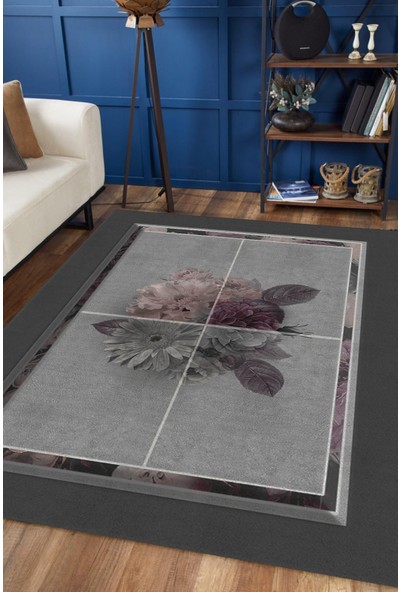 Serace Halı Dijital Baskılı, Yıkanabilir, Dokuma, Efektli, Klasik, Desenli, Halı,kaymaz Taban