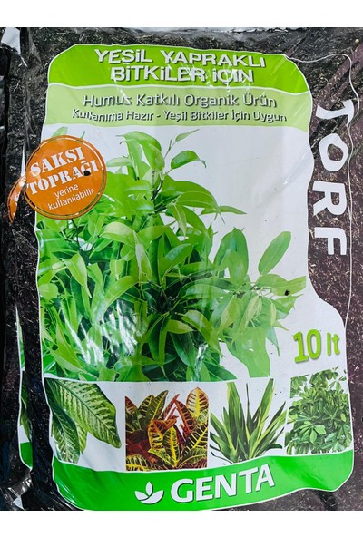 Genta Yeşil Yapraklı Bitkiler Için Torf 10LT. Çiçek Topragı Saksı Topragı Çiçek Torfu Saksı Torfu Torf Toprak Genta Yeşil Yapraklı Bitkiler Için Torf 10LT. Çiçek Topragı Saksı Topragı Çiçek Torfu Saksı Torfu Torf Toprak