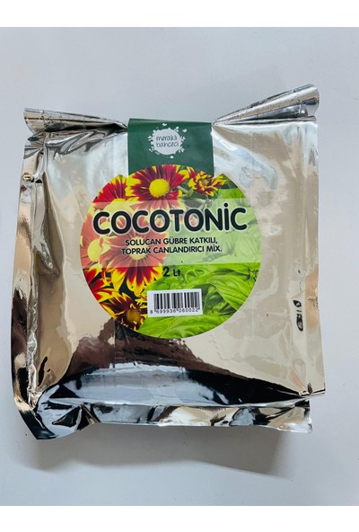 Genta Cocotonik 2 Lt Solucan Gübresi Katkılı Çiçek Bakım Gübresi Saksı Gübresi Gübre