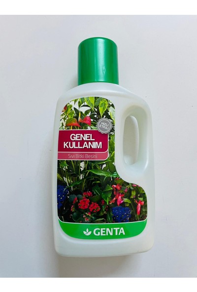 Genta Genel Kullanımsıvı Bitki Besini 500CC. Çiçek Gübresi Çiçek Bakım Gübresi Genta Genel Kullanımsıvı Bitki Besini 500CC. Çiçek Gübresi Çiçek Bakım Gübresi