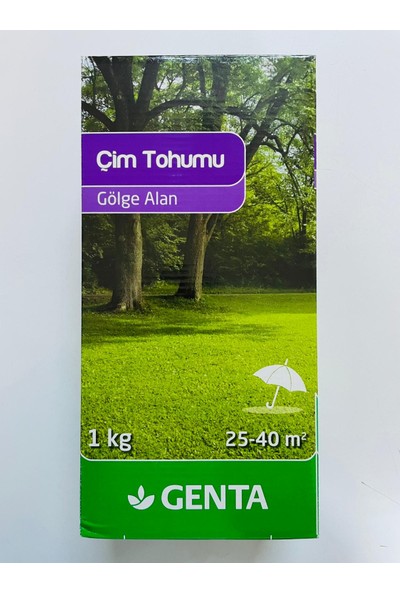 Genta Gölge Alan Çim Tohumu 1 kg