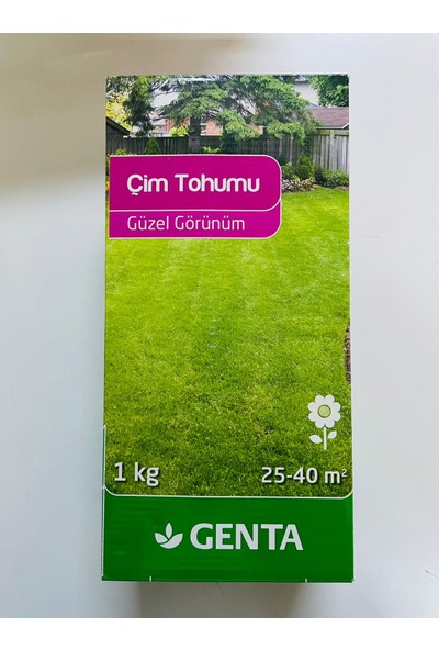 Genta Güzel Görünüm Çim Tohumu 1 kg