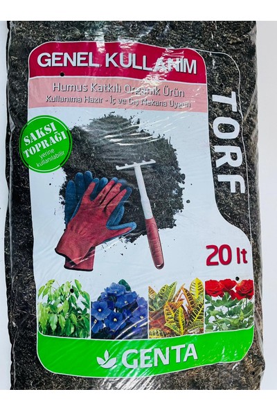 Genta Genel Kullanım Torfu 20LT Genta Torf Çiçek Torfu Çiçek Toprağı Saksı Torfu Saksı Toprağı Torf Toprak Genta Genel Kullanım Torfu 20LT Genta Torf Çiçek Torfu Çiçek Toprağı Saksı Torfu Saksı Toprağı Torf Toprak