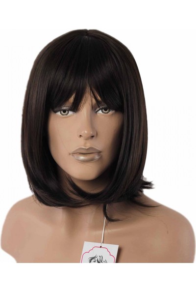 AYTUĞ PERUK SS133 / 5 - Isıya Dayanıklı Sentetik Peruk / Orta Kestane AYTUĞ PERUK SS133 / 5 - Isıya Dayanıklı Sentetik Peruk / Orta Kestane