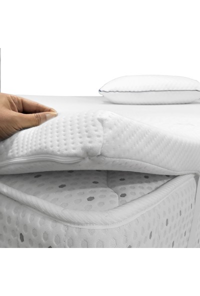 Rovigo Home Kuş Tüyü Ortopedik Uyku Pedi – Yatak Pedi – Yatak Şiltesi