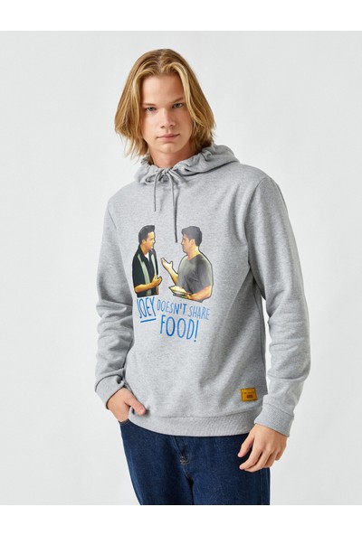 Koton Friends Kapşonlu Sweatshirt Lisanslı Baskılı