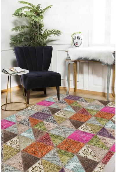 Serace Halı Dijital Baskılı, Yıkanabilir, Dokuma, Efektli, Klasik, Desenli, Halı,kaymaz Taban