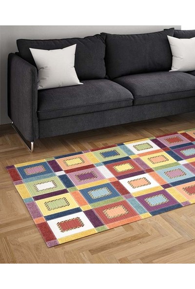 Serace Halı Dijital Baskılı, Yıkanabilir, Dokuma, Efektli, Klasik, Desenli, Halı,kaymaz Taban