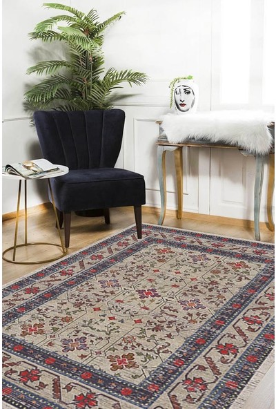 Serace Halı Dijital Baskılı, Yıkanabilir, Dokuma, Efektli, Klasik, Desenli, Halı,kaymaz Taban