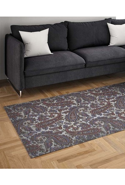 Serace Halı Dijital Baskılı, Yıkanabilir, Dokuma, Efektli, Klasik, Desenli, Halı,kaymaz Taban
