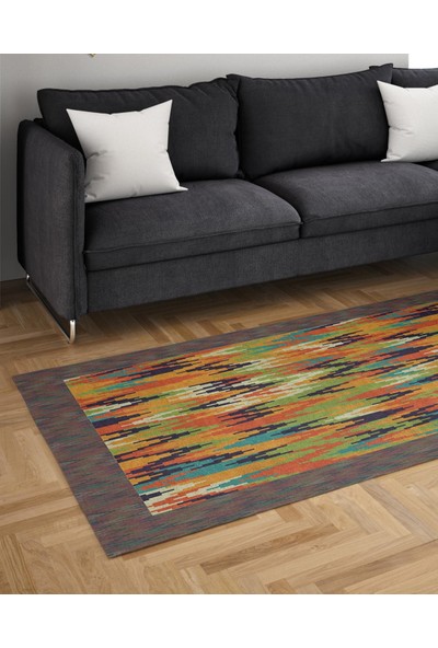 Serace Halı Dijital Baskılı, Yıkanabilir, Dokuma, Efektli, Klasik, Desenli, Halı,kaymaz Taban