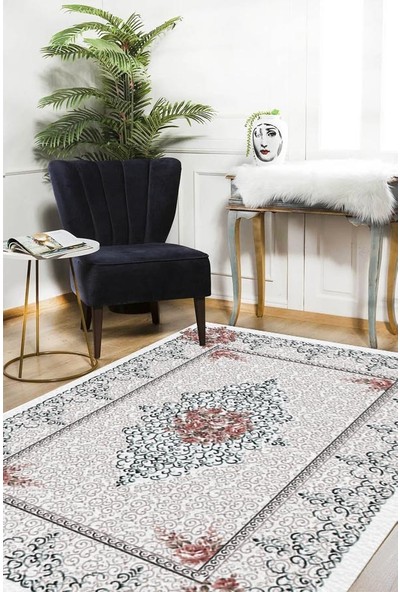 Serace Halı Dijital Baskılı, Yıkanabilir, Dokuma, Efektli, Klasik, Desenli, Halı,kaymaz Taban