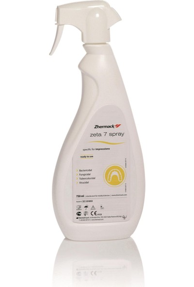 Zhermack Perimel Zhermack Zeta 7 Spray Ölçü Temizleme Dezenfektanı