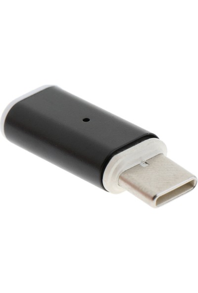 Prettyia Tip-C Kablo Siyahı Için Tip C Şarj Adaptörüne 3A Manyetik Tip-C (Yurt Dışından)