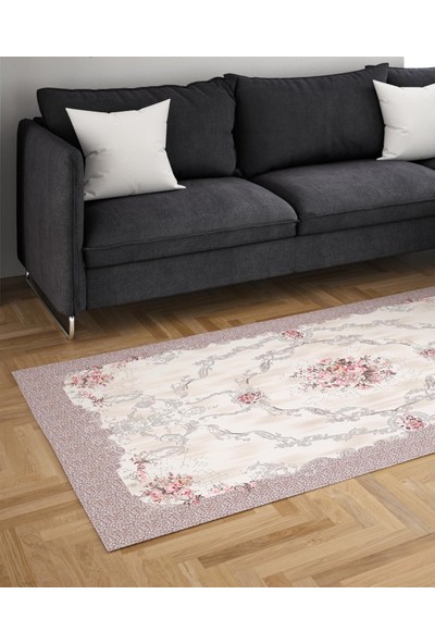 Serace Halı Dijital Baskılı, Yıkanabilir, Dokuma, Efektli, Klasik, Desenli, Halı,kaymaz Taban