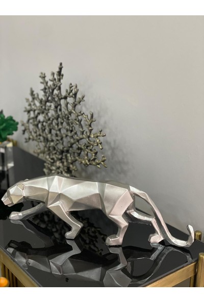 Mirsa Global Kübik Leopar Biblo Gümüş Mirsa Global Kübik Leopar Biblo Gümüş