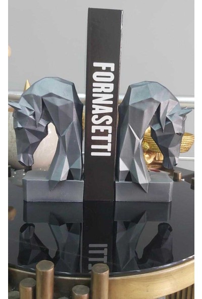 Mirsa Global Kitap Tutucu Kübik At Figürlü 2 Li Antrasit ( Polyester) Mirsa Global Kitap Tutucu Kübik At Figürlü 2 Li Antrasit ( Polyester)
