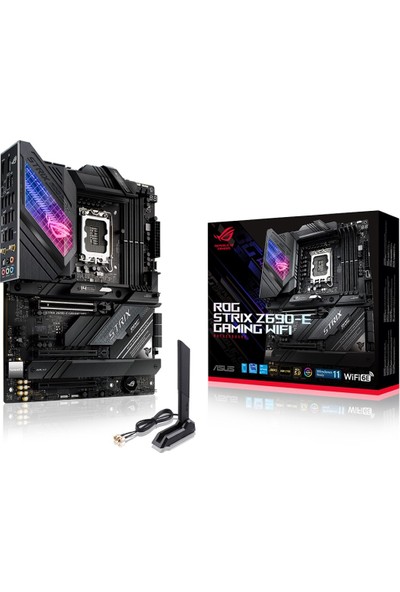 ASUS ROG STRIX Z690 Intel 6400MHz DDR5 LGA1700 ATX Anakart ROG STRIX Z690-E GAMING WIFI ASUS ROG STRIX Z690 Intel 6400MHz DDR5 LGA1700 ATX Anakart ROG STRIX Z690-E GAMING WIFI