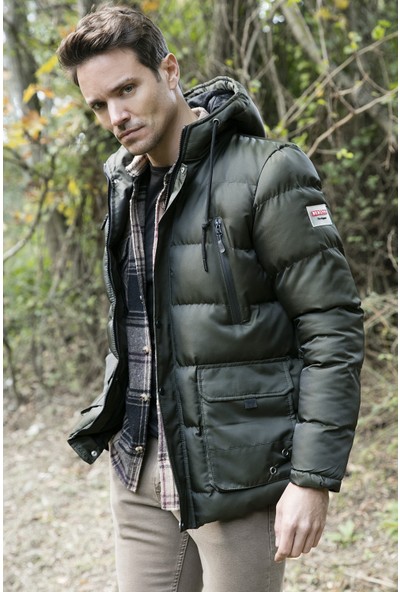 Buratti Slim Fit Kapüşonlu Cepli % 100 Pamuk Mont Erkek MONT 5712069 Buratti Slim Fit Kapüşonlu Cepli % 100 Pamuk Mont Erkek MONT 5712069