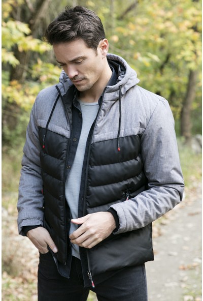 Buratti Slim Fit Kapüşonlu Cepli % 100 Pamuk Mont Erkek Mont 5712070 Buratti Slim Fit Kapüşonlu Cepli % 100 Pamuk Mont Erkek Mont 5712070