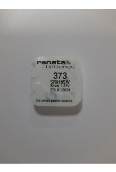 Renata 373 SR916SW 1,55V Saat Pili Tekli Renata 373 SR916SW 1,55V Saat Pili Tekli