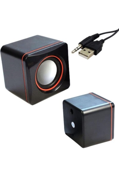 Ata Elektronik Kablolu 2.0 Mini USB Hoparlör Bilgisayar Laptop Speaker Ses Sistemi Ata Elektronik Kablolu 2.0 Mini USB Hoparlör Bilgisayar Laptop Speaker Ses Sistemi