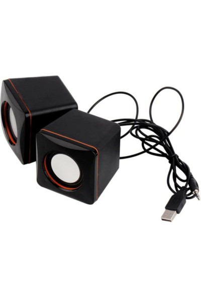Ata Elektronik 1+1 Multimedya USB Bilgisayar Laptop Uyumlu Hoparlör Speaker Kablolu USB AUX Ata Elektronik 1+1 Multimedya USB Bilgisayar Laptop Uyumlu Hoparlör Speaker Kablolu USB AUX