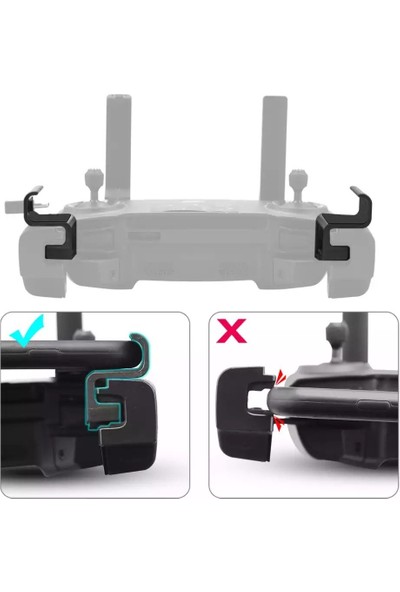 DJI Spark / Mavic Mini / Mini Se / Mavic Air / Mavic Pro Kumanda Telefon Tutucu DJI Spark / Mavic Mini / Mini Se / Mavic Air / Mavic Pro Kumanda Telefon Tutucu