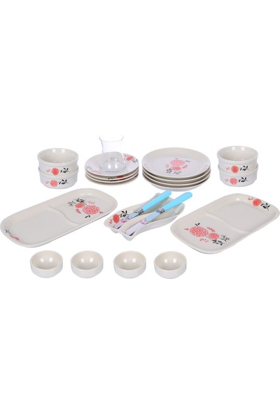 Modernica Kahvaltı Takımı Kasımpatı Desenli 25 Parça Kahvaltı Seti Modernica Kahvaltı Takımı Kasımpatı Desenli 25 Parça Kahvaltı Seti