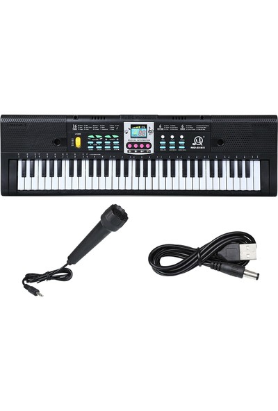 F Fityle Klavye Piano 61-Key 16 Kez 6 Demo Şarkıları 4 Perküsyon Enstrüman (Yurt Dışından) F Fityle Klavye Piano 61-Key 16 Kez 6 Demo Şarkıları 4 Perküsyon Enstrüman (Yurt Dışından)