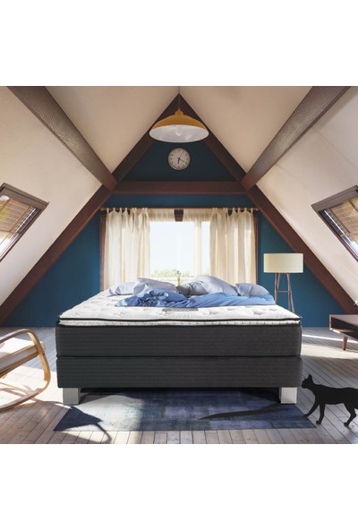 Yatsan Uykucu Elite Pillow Top Yatak 140x200 cm