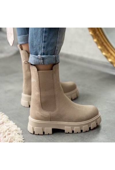 Emorfo Emorfobutik Kadın Lastikli Bot Emorfo Emorfobutik Kadın Lastikli Bot