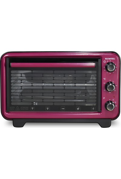 KUMTEL KF-6125 Mini Fırın 32LT Fuşya KUMTEL KF-6125 Mini Fırın 32LT Fuşya