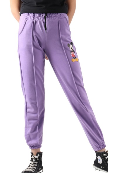 Minies Mickey Mouse Baskılı Kız Eşofman Altı