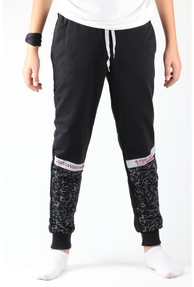 Minies Diz Altı Çizgi Baskılı Erkek Çocuk Eşofman Altı (9-16 Yaş)