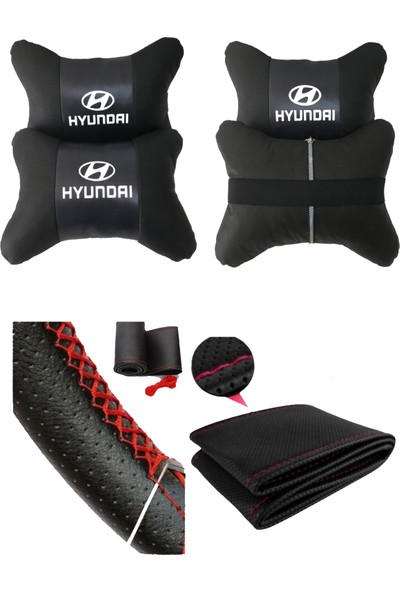 Ayz Oto Aksesuar Hyundai H 100 Dikmeli Direksiyon Kılıfı ve 5d Boyun Yastığı 2'li Set Ayz Oto Aksesuar Hyundai H 100 Dikmeli Direksiyon Kılıfı ve 5d Boyun Yastığı 2'li Set
